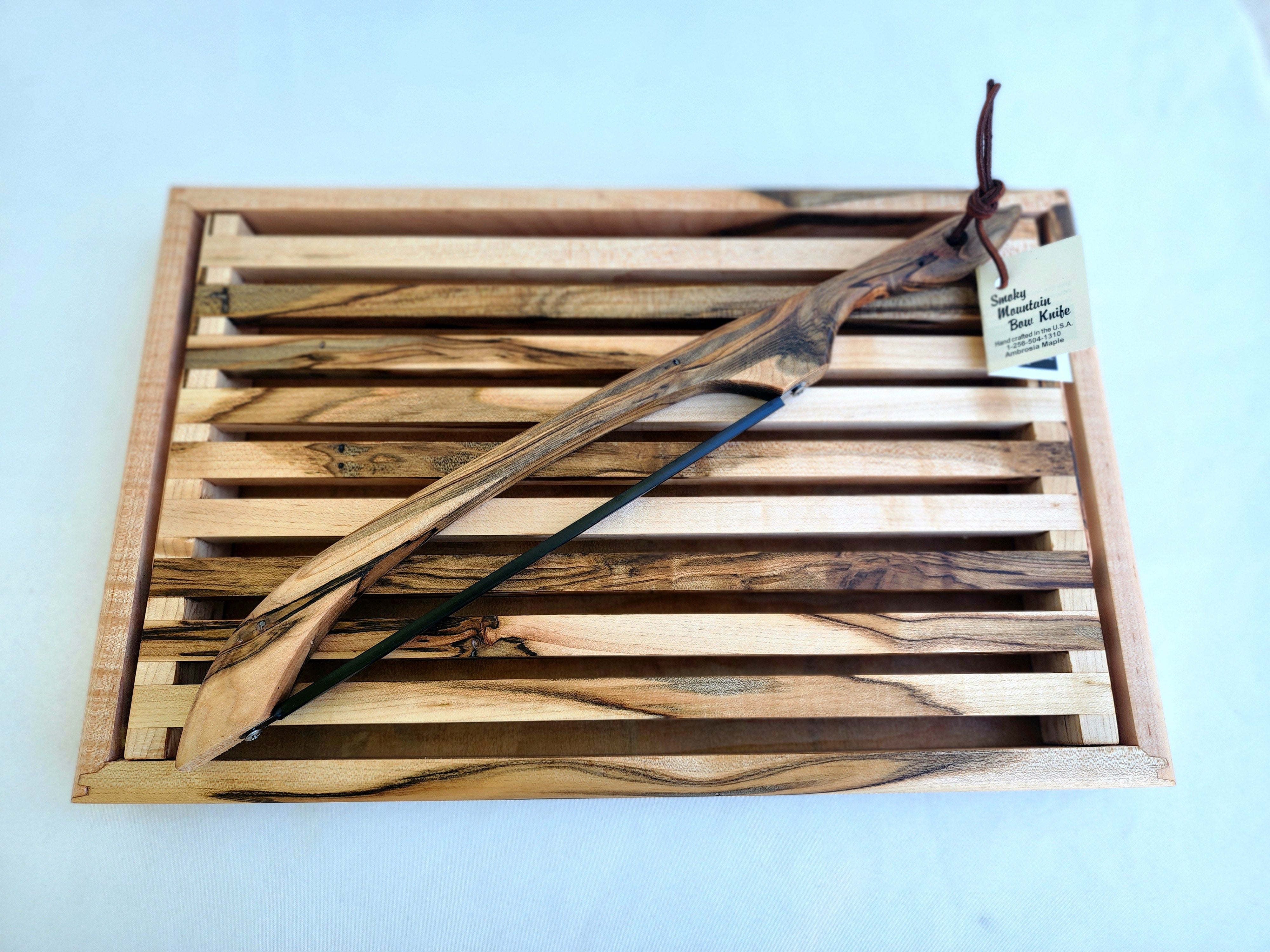 Crumb catching Crumb tray or bread cutting board | Smoky Mountain Bow Knife