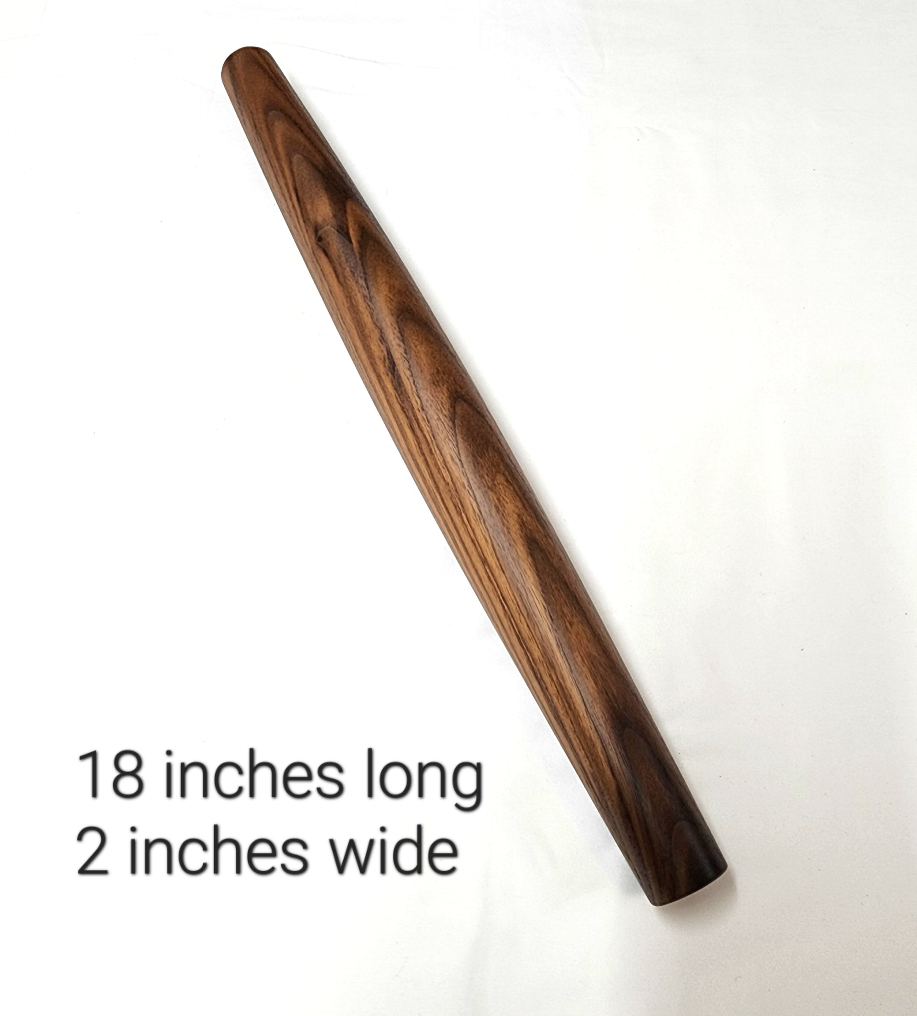 Black Walnut French Rolling Pin | Handcrafted Rolling Pin in Solid ...