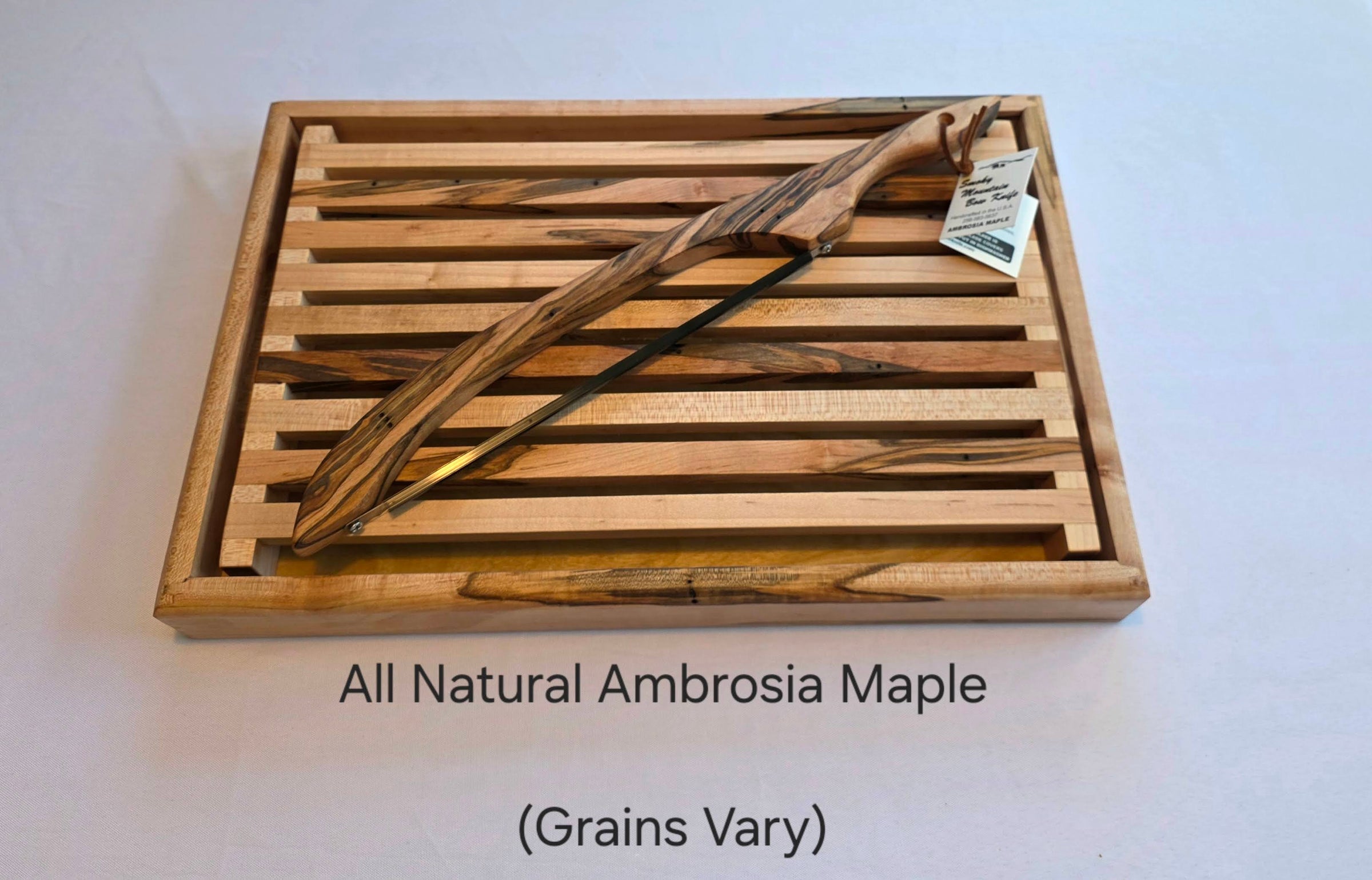 Crumb catching Crumb tray or bread cutting board | Smoky Mountain Bow Knife