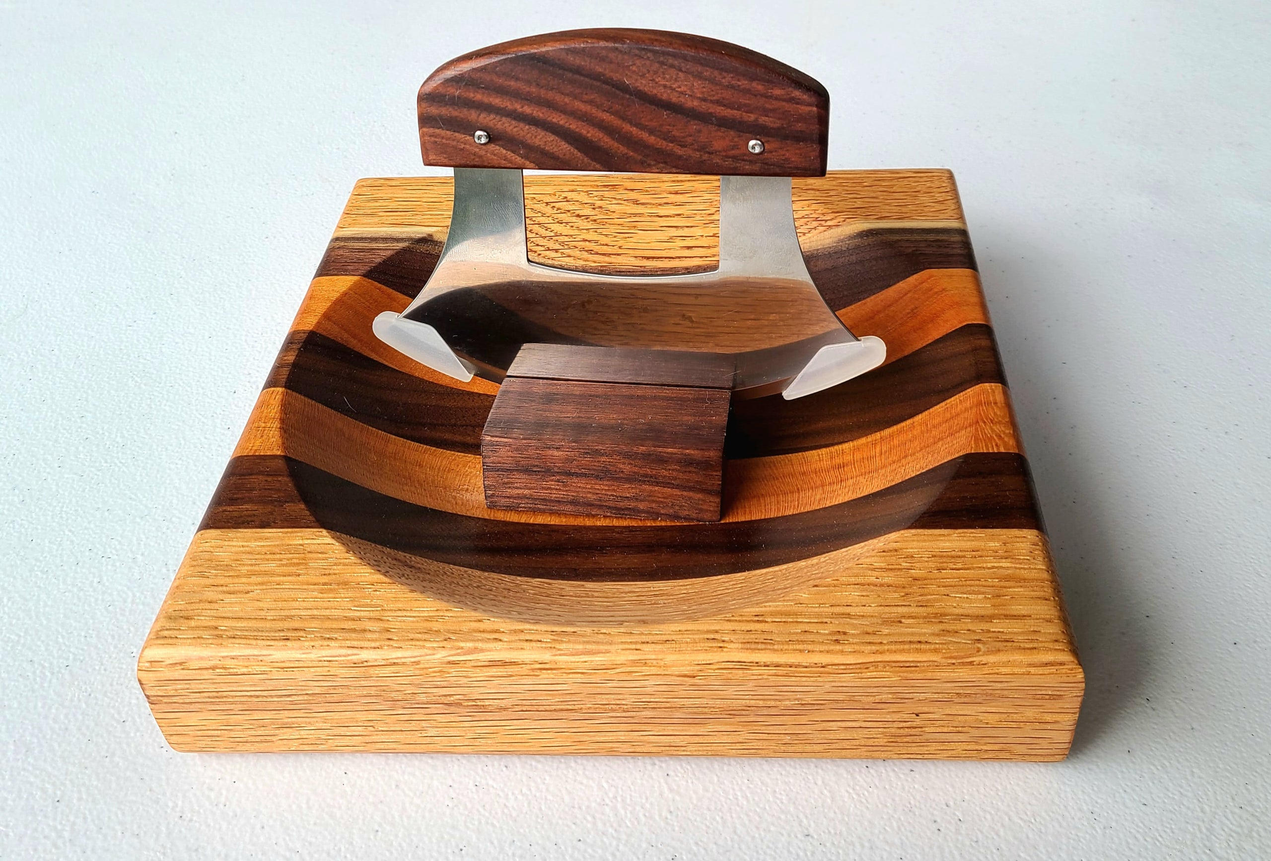 Alaskan Ulu Knife, Ulu knife and bowl, Alaskan Ulu knife set, Alaskan ...